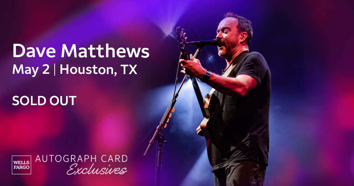 See Dave Matthews Live | Autograph Card Exclusives