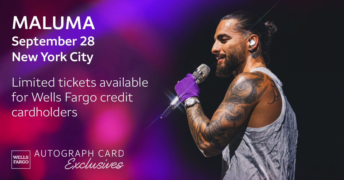 See Maluma Live | Autograph Card Exclusives