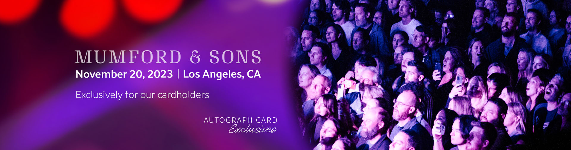 Mumford & Sons Event Recap | Autograph Card Exclusives